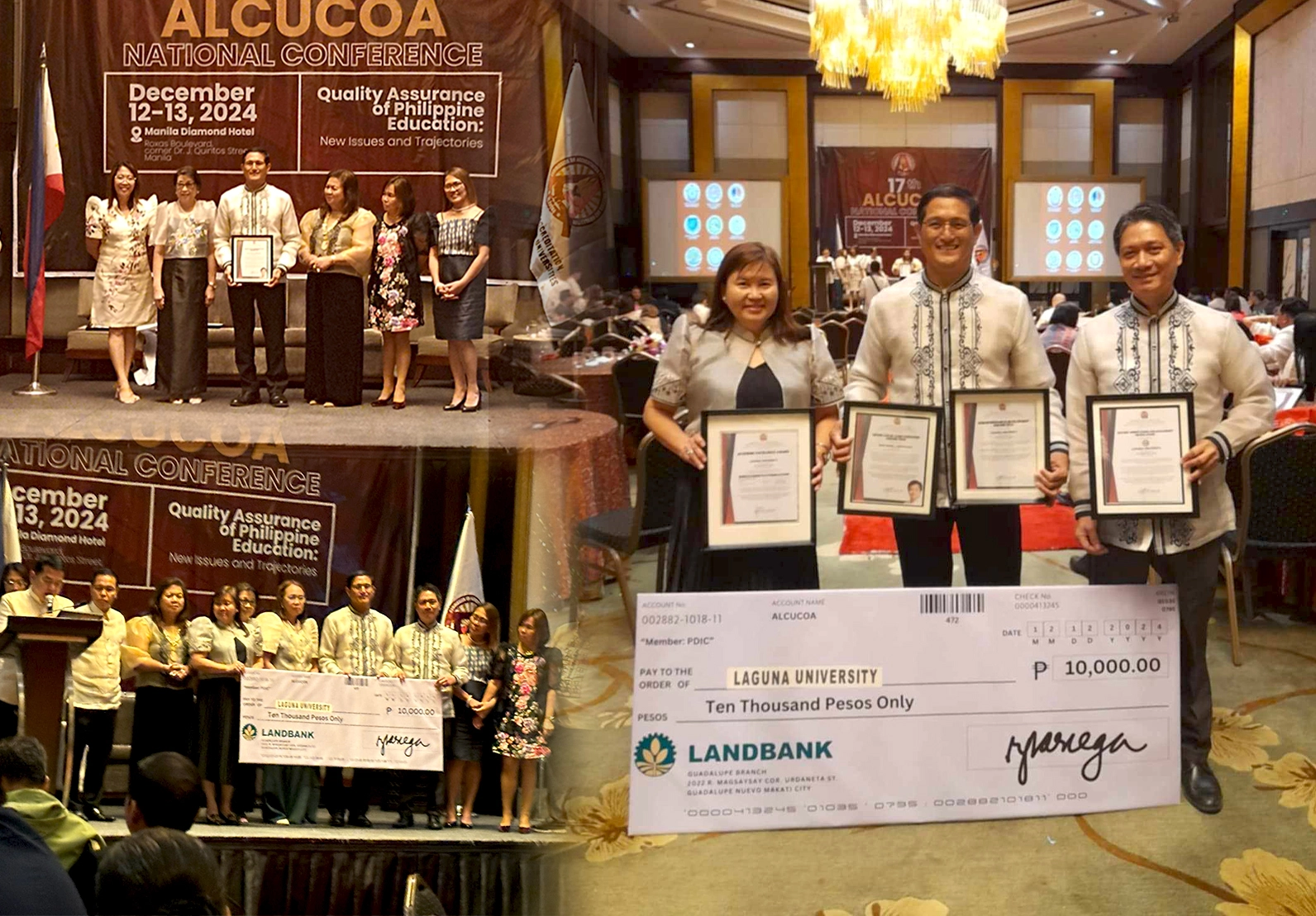 Laguna University bags 4 Awards at the 17th ALCUCOA National Conference ...