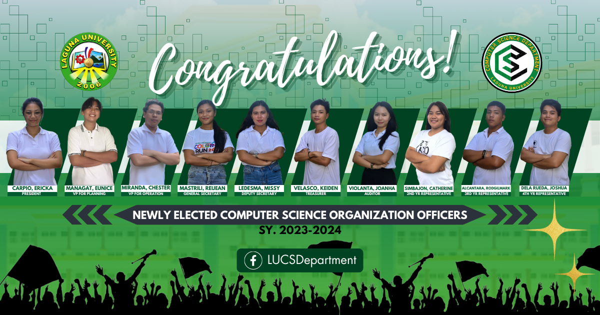 LU ComSci Department Elects New Officers - Laguna University