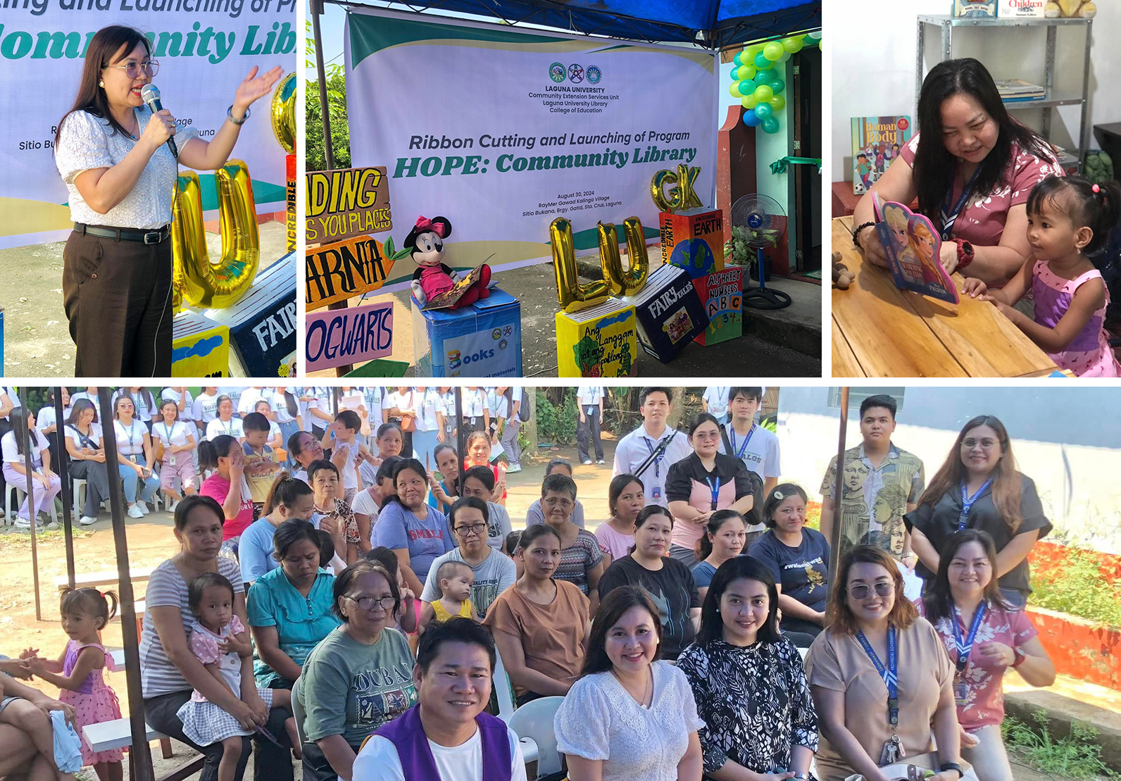 Launching of Program HOPE: Community Library at Raymer Gawad Kalinga ...