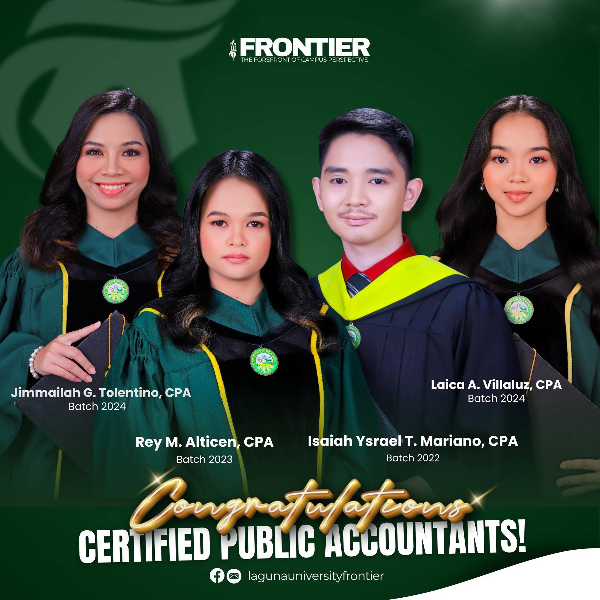 4 LU Graduates Pass May 2025 CPA Licensure Exam - Laguna University