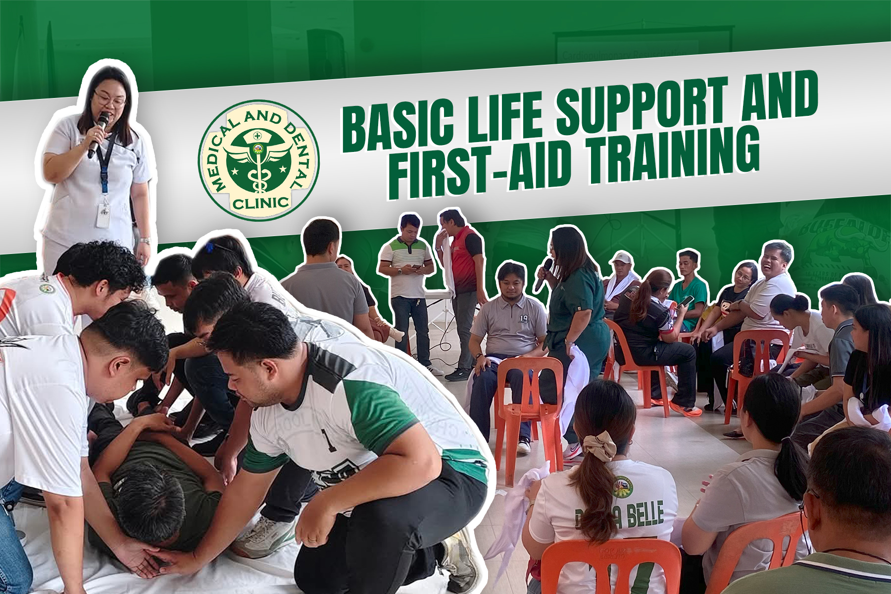 BASIC LIFE SUPPORT AND FIRST-AID TRAINING HELD FOR LAGUNA UNIVERSITY PERSONNEL - Laguna University
