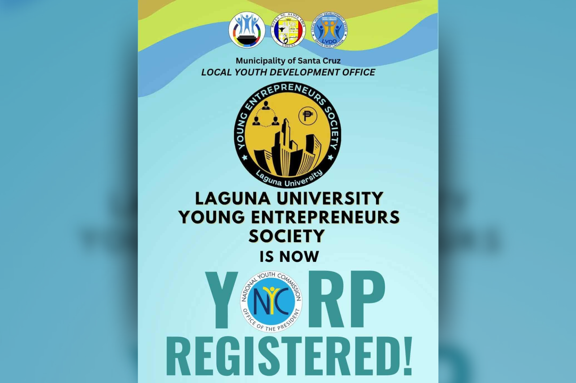 LU-YES Secures YORP Registration with LYDO Santa Cruz - Laguna University