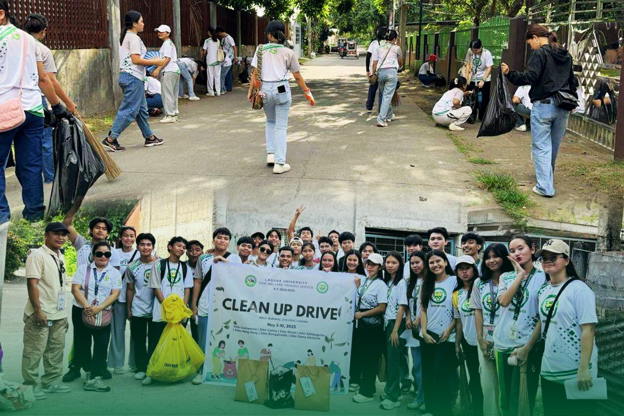 LU-NSTP Students Spearhead Week-Long Clean-Up Drive in Brgy. Bubukal ...